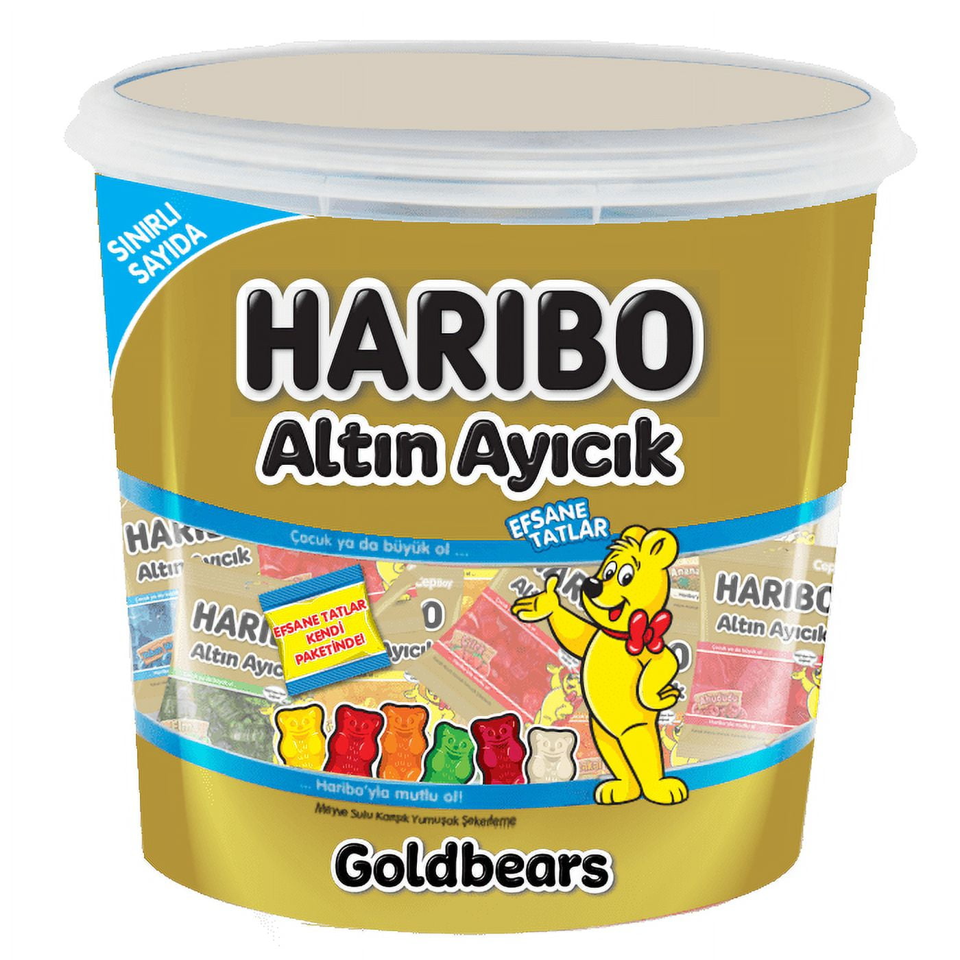 Haribo Minis Gold Bears 10 gr x 100 pcs - Halal Haribo - Walmart.com