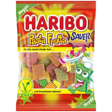 HARIBO Sour Bats Halloween Edition Gummies Bat Shaped Sour Gummy Candy ...
