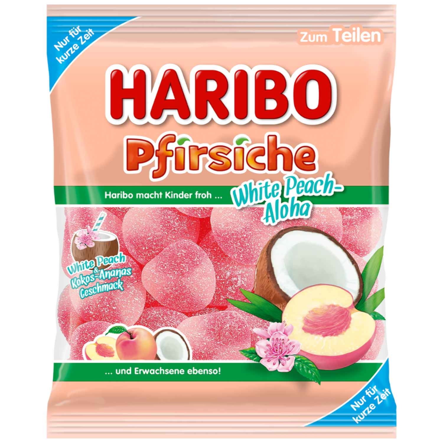 Haribo Pfirsiche White Peach Aloha - 175g - Walmart.com