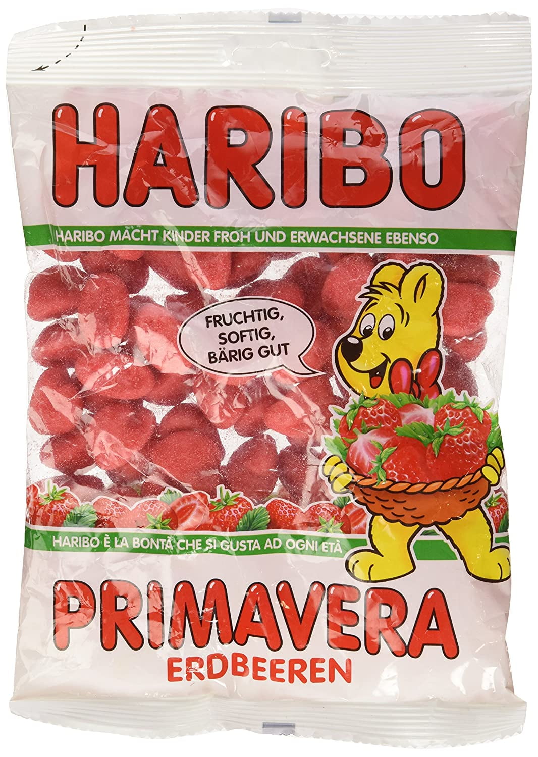 Haribo Primavera-Strawberries Gummi Candy (200 g) 7.05 Oz - Walmart.com