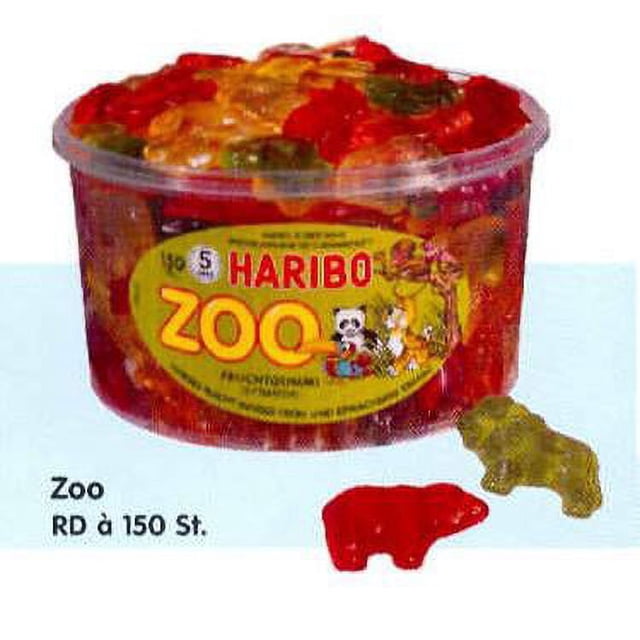 Haribo Zoo Animals, Tub - Walmart.com