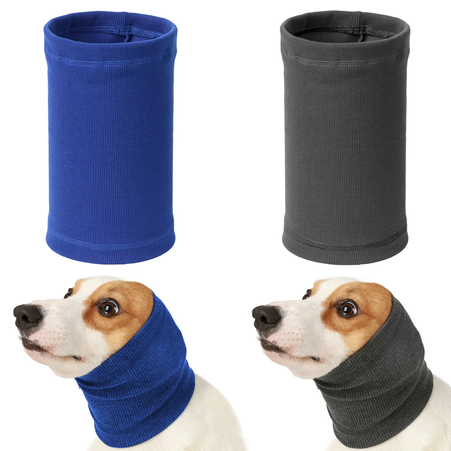 Harikaji 2 PCS Dog Quiet Ears Covers, Dogs Hats Hoodies Dog's Ear Muffs ...