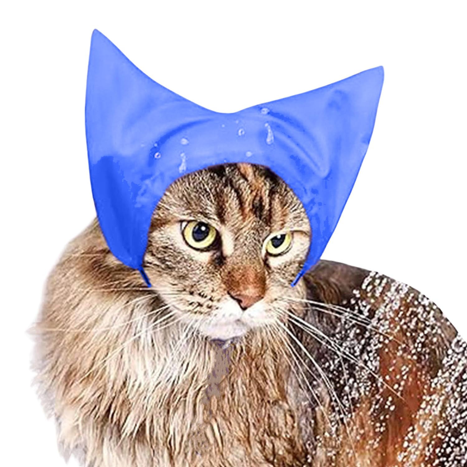 Harikaji Cat Shower Caps,Adjustable Pet Shower Caps Bath Hat,Waterproof ...