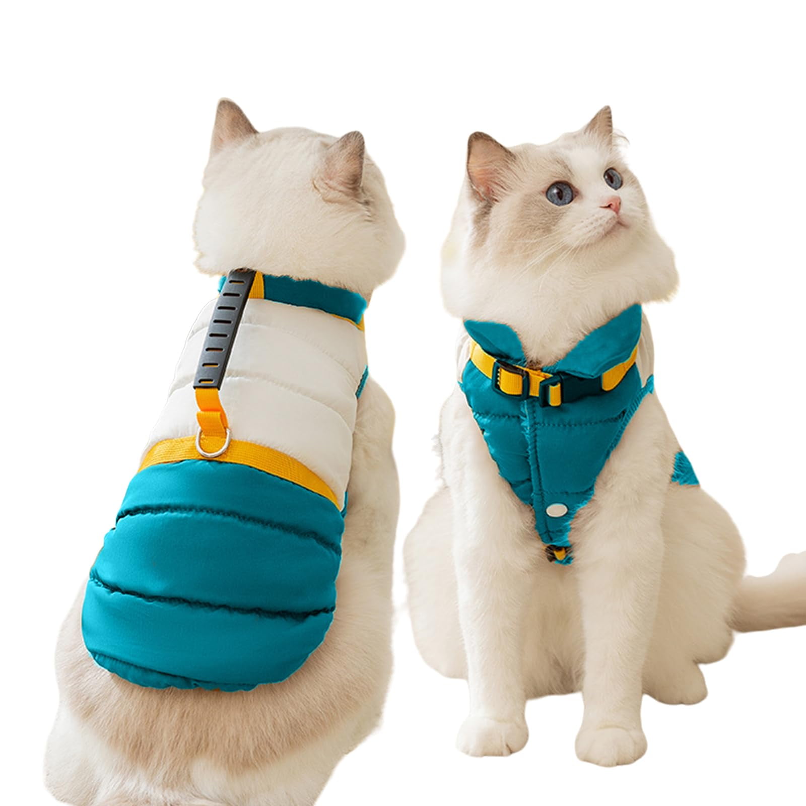 Harikaji Small Dog Coat with Lift Handle, Winter Cat Coat Fleece Dog ...
