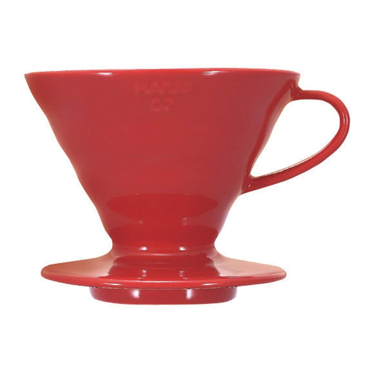 Hario V60 Pour Drip Ceramic Coffee Dripper, Size 02, Red - Walmart.com