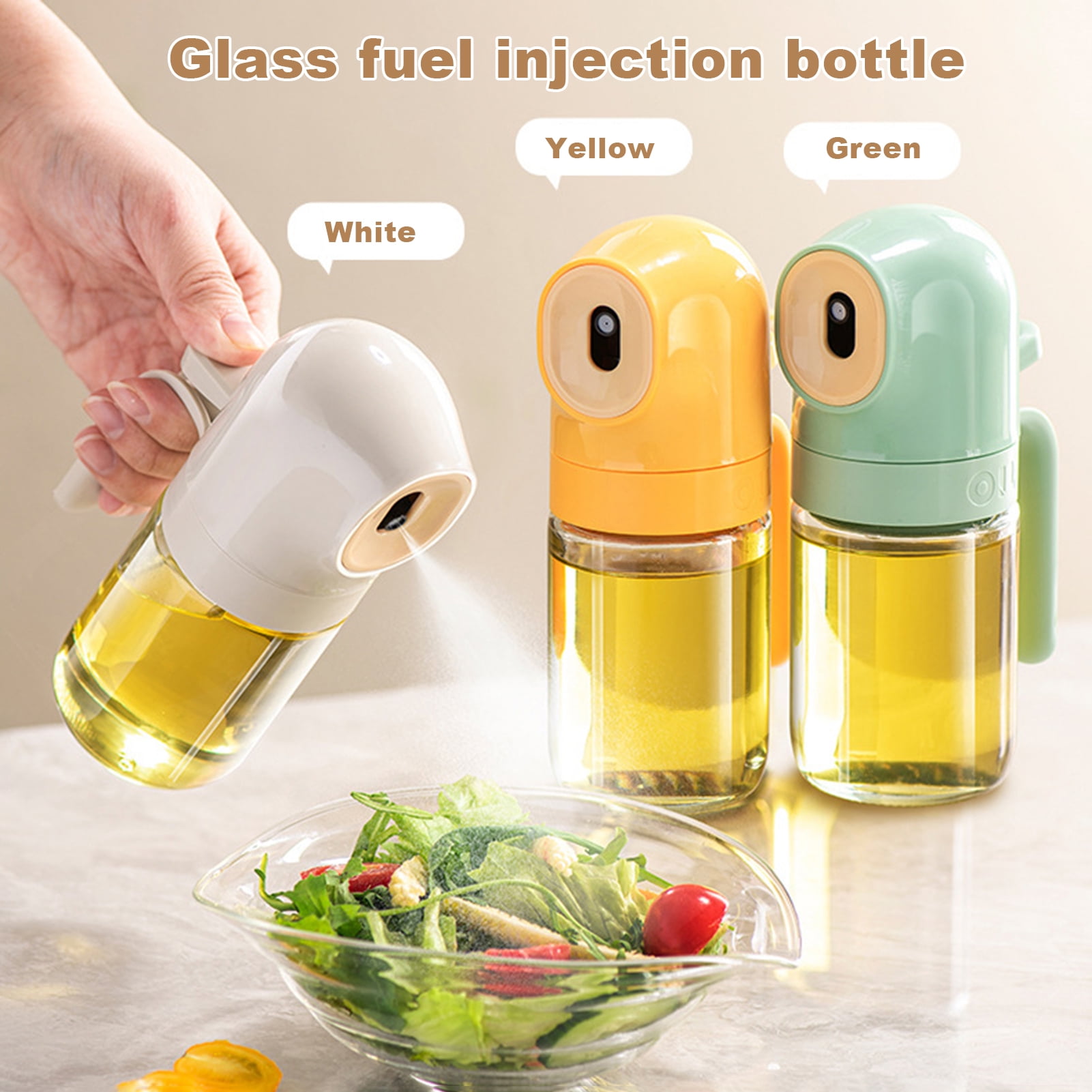 Hariumiu 180ML/250ML Olive Oil Sprayer Food-grade Leak-proof Kitchen ...