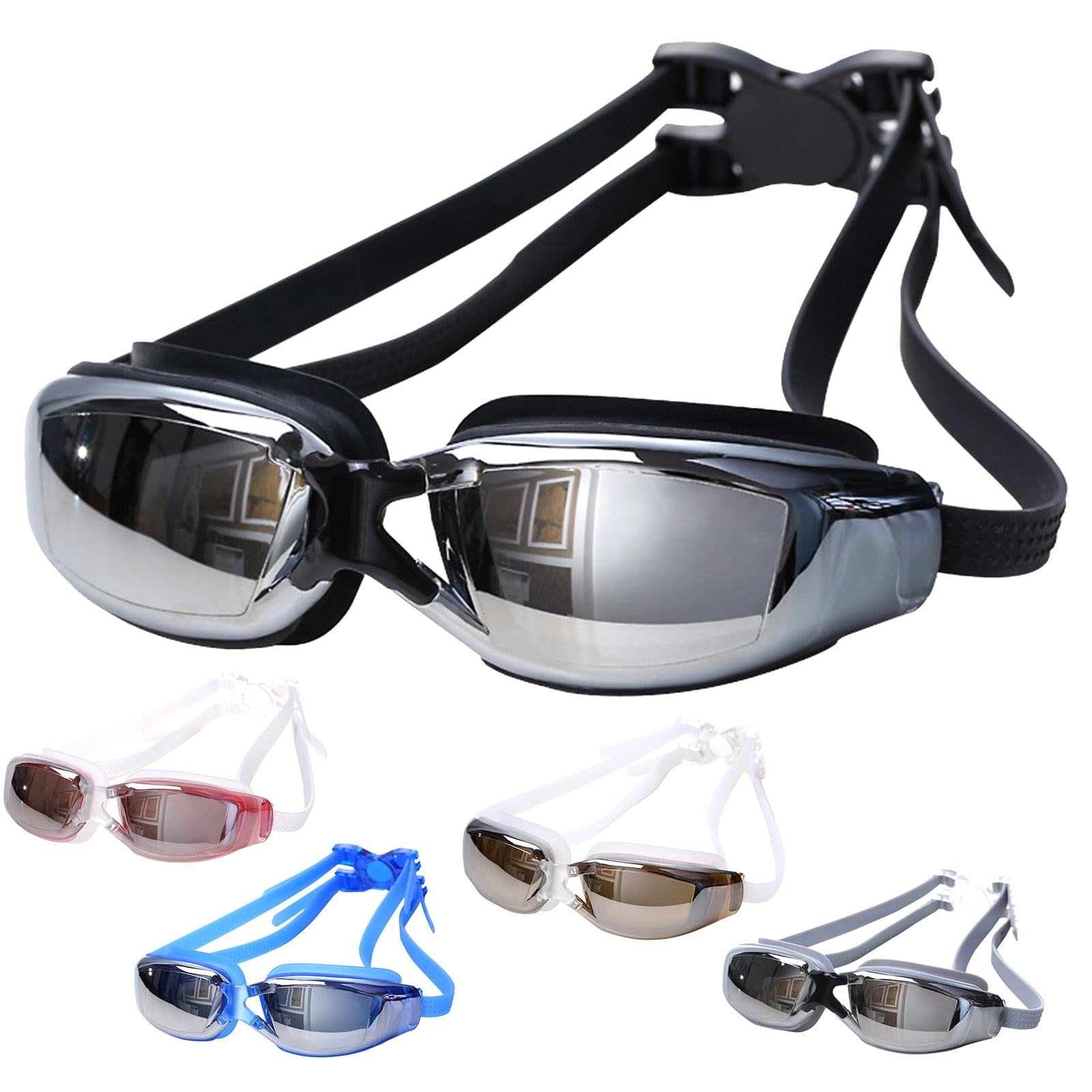 Hariumiu Adult Swimming Goggles, Professional Anti-Fog Elastic Strap ...