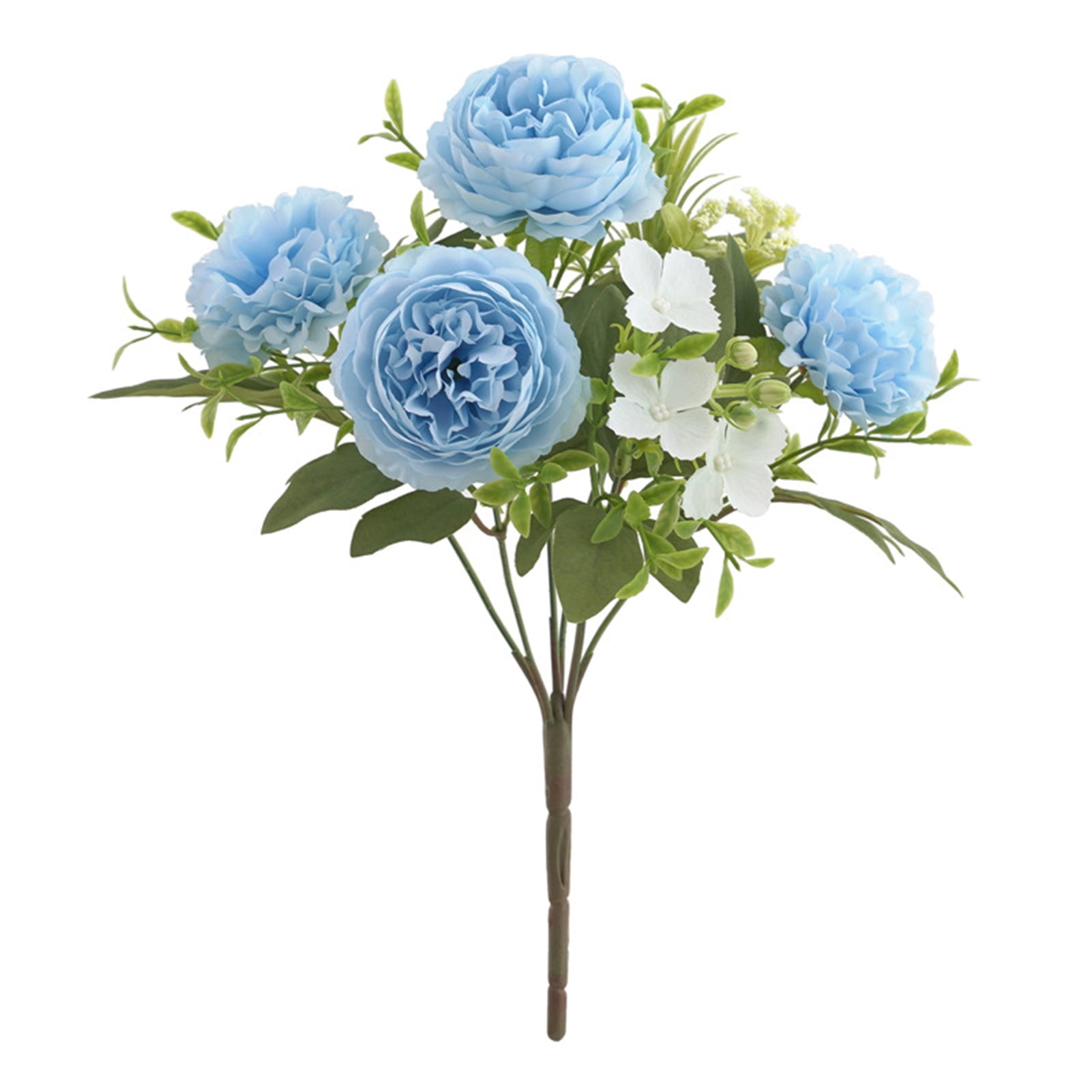 Hariumiu Artificial Peony Flower Artificial Peony with Stem Realistic 6 ...