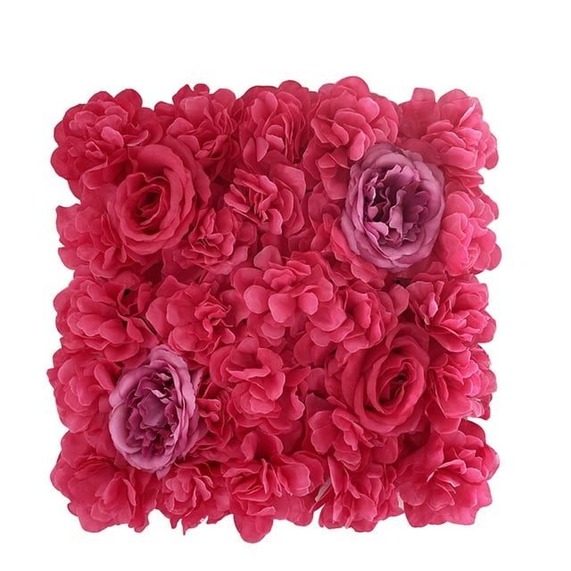 Hariumiu Artificial Rose Wall Panel Artificial Rose Flower Wall Panel ...