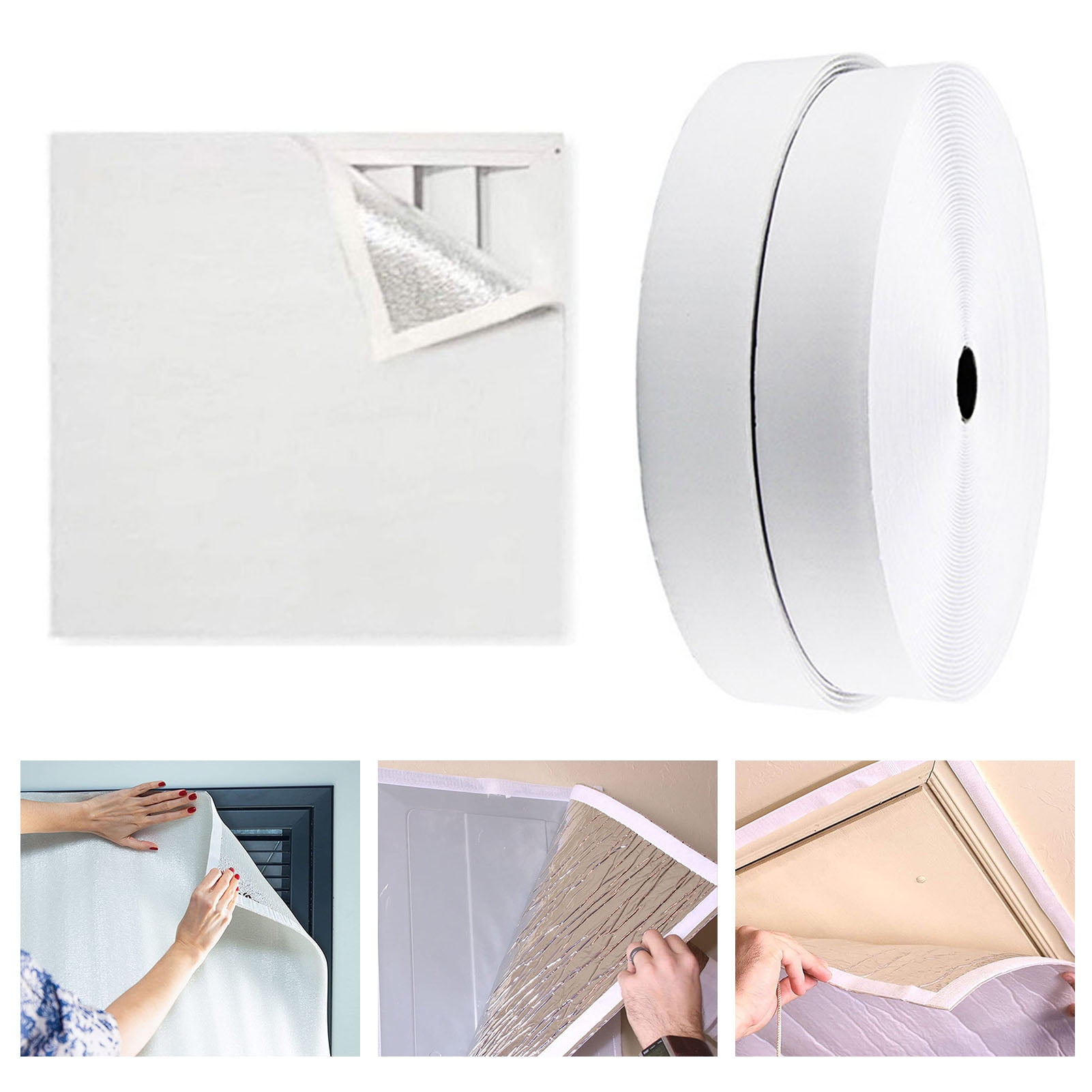 Hariumiu Attic Vent Insulation Cover with 5M Self-Adhesive Fastener ...