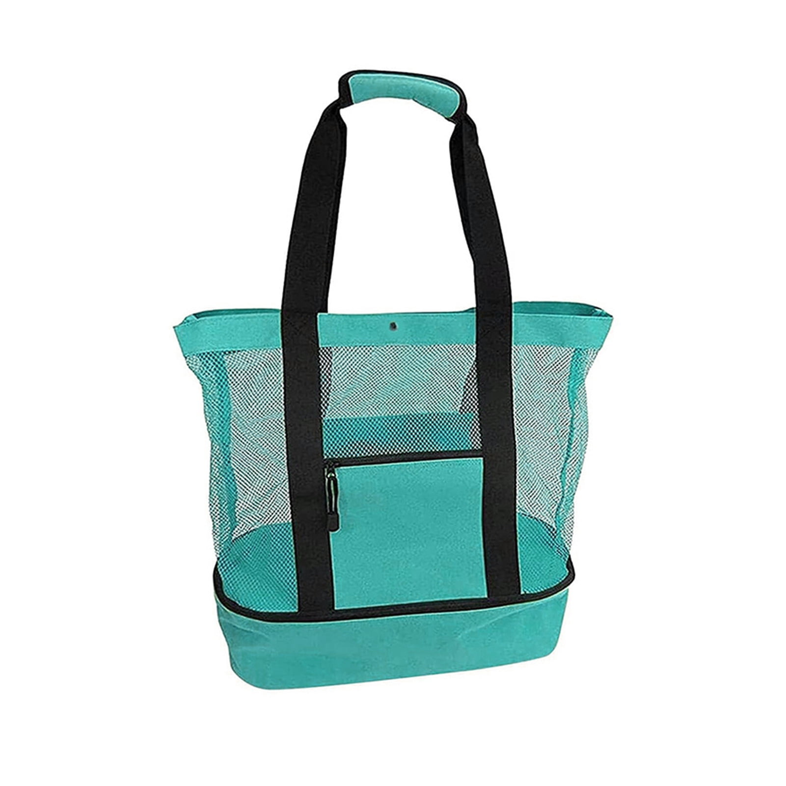 Hariumiu Beach Bag with Thermal Insulation Mesh Beach Tote Bag with ...