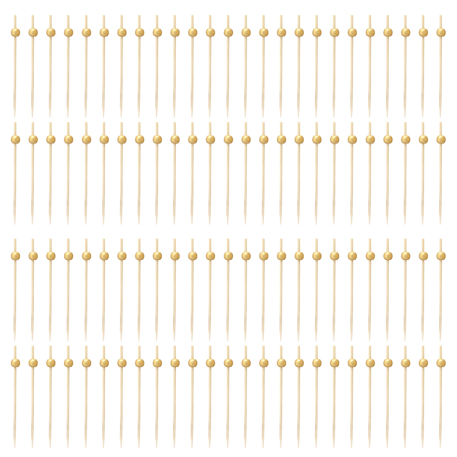 Hariumiu Biodegradable Fruit Picks 100pcs Fancy Bamboo Cocktail Picks ...