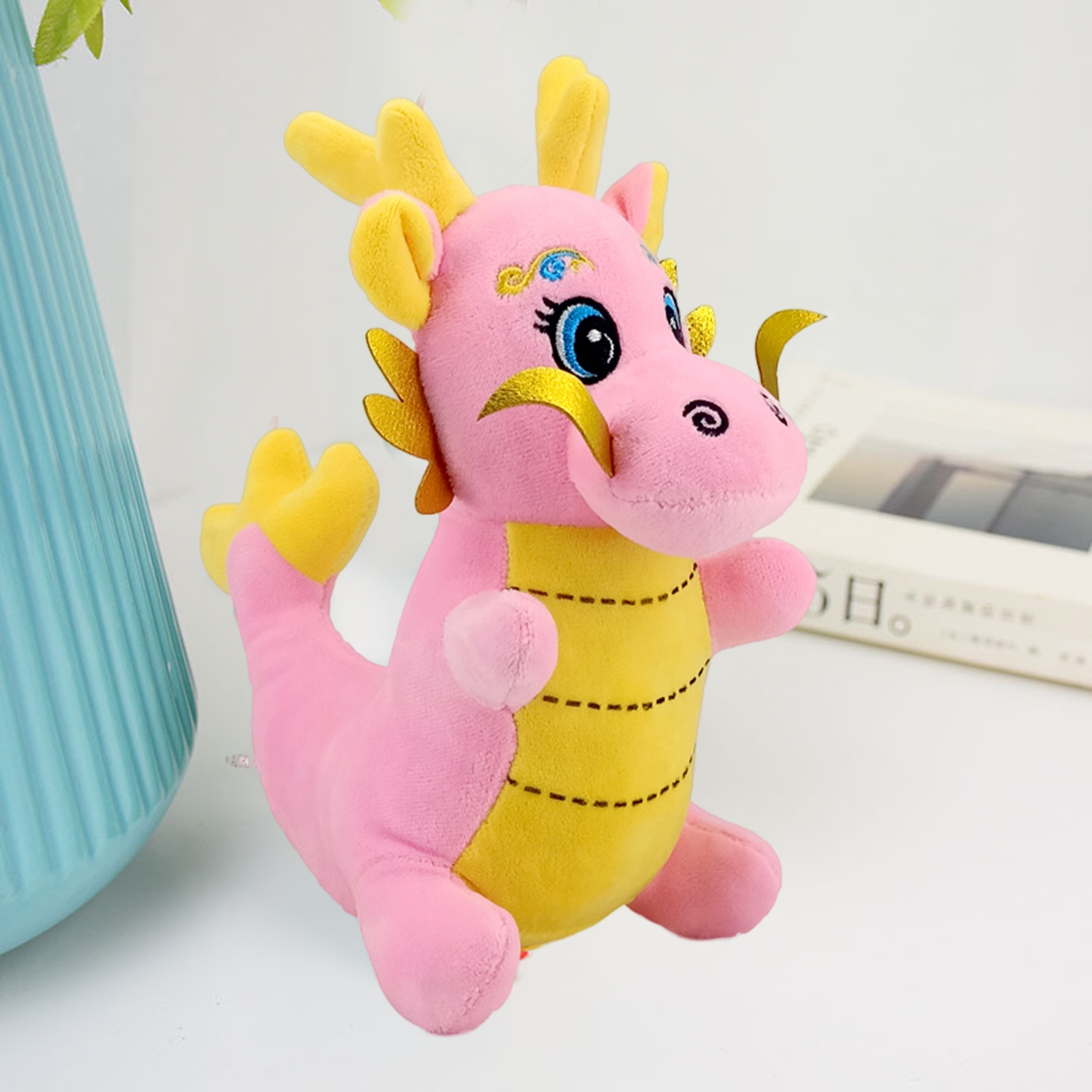 Hariumiu Chinese Dragon Toy Year of 2024 Cartoon Dragon Plush Toy ...
