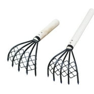 Clam Rake 1pc Stainless Steel Clam Rake with Net Oyster Shell Digging ...