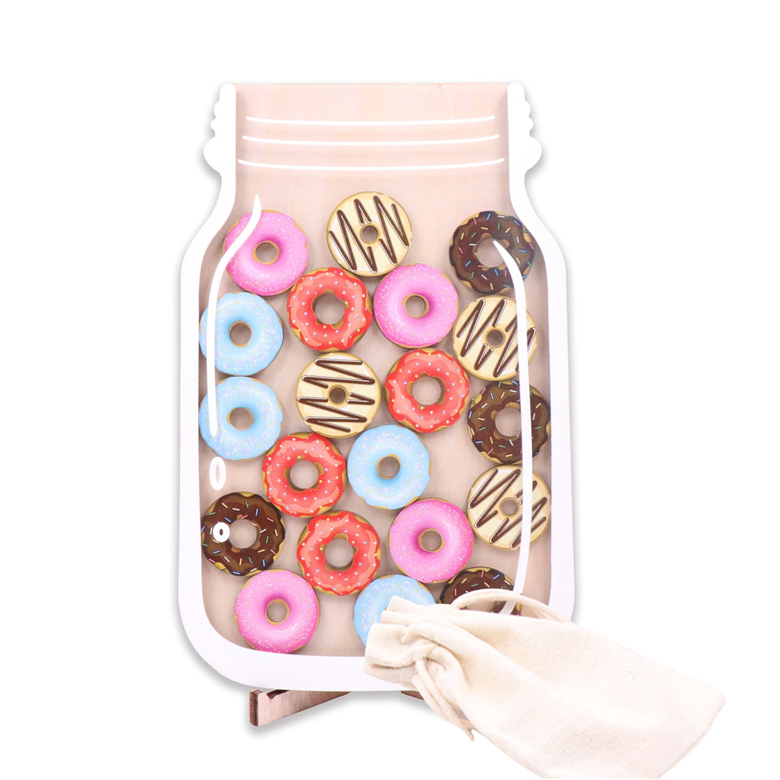 Hariumiu Classroom Reward Jar Colorful Donut Reward Jar for Classroom ...
