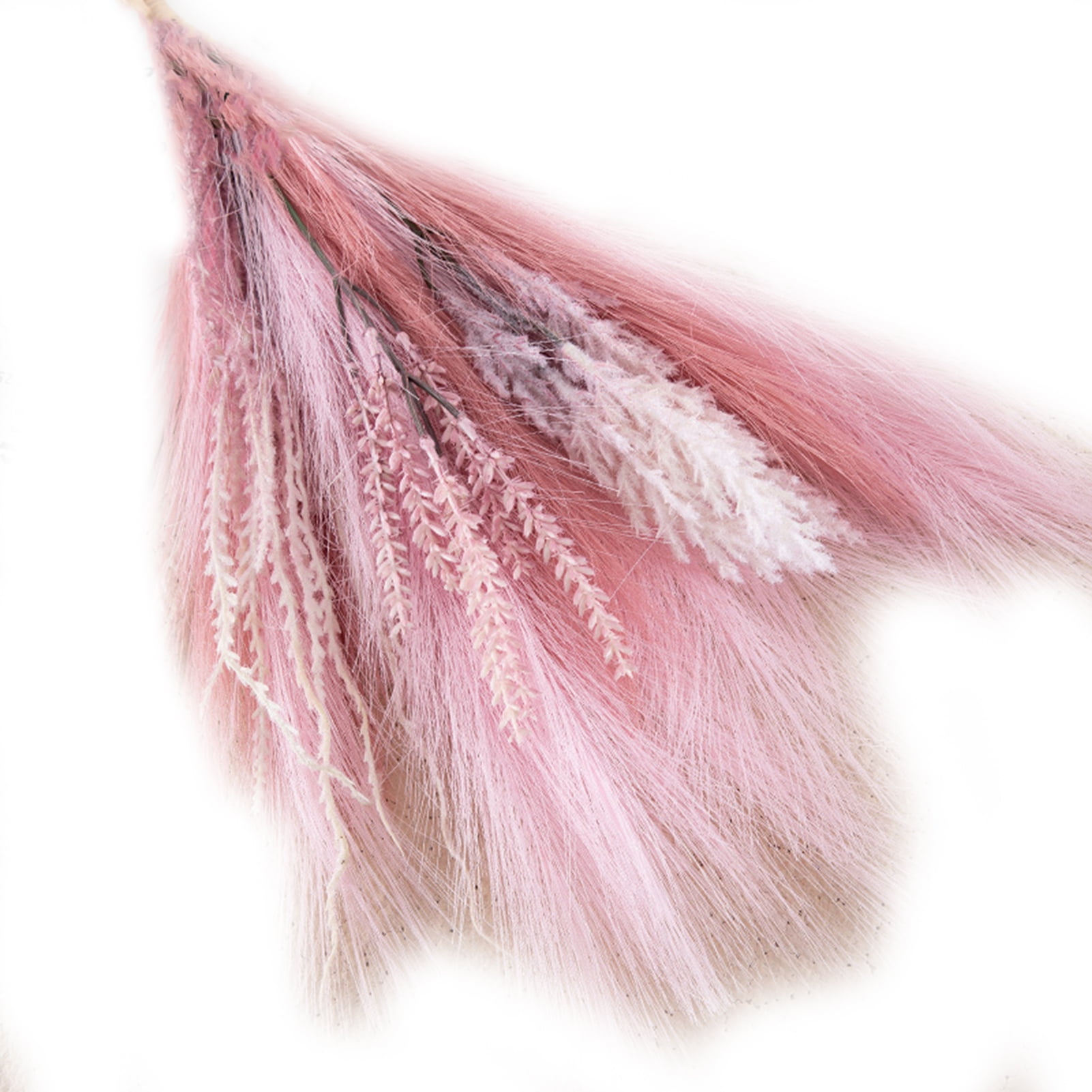 Hariumiu Decorative Reed Flowers Boho Dried Floral Arrangement Faux ...