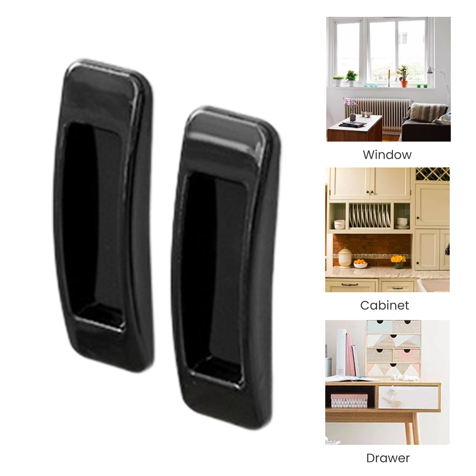 Hariumiu Door Handles with Easy Installation 2pcs Self-adhesive Door ...