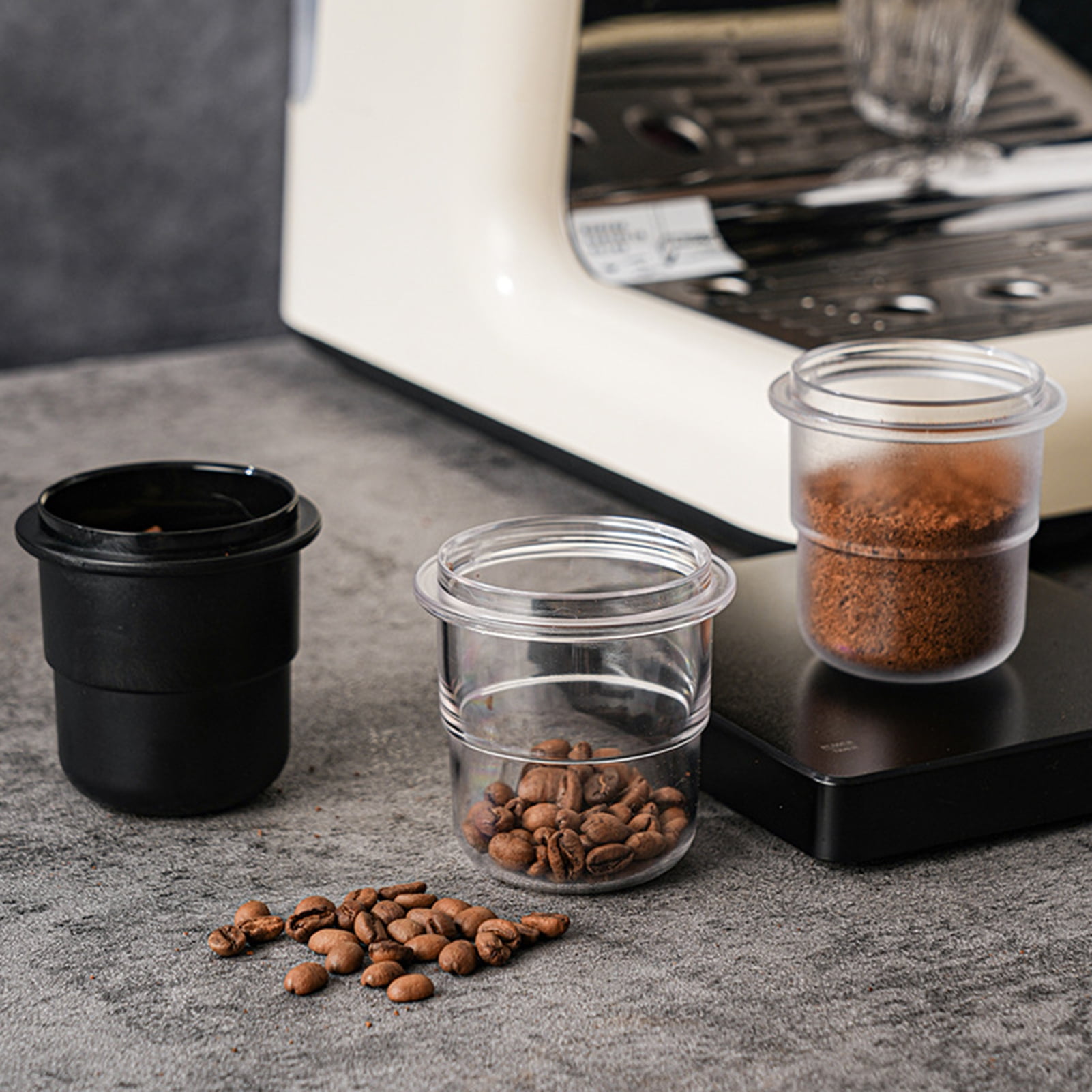 Hariumiu Dosing Cup for Coffee 58mm Espresso Dosing Cup Accurate ...