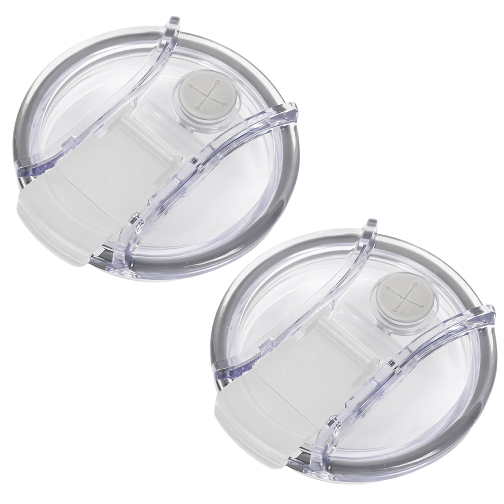 Hariumiu Drink Cup Lid Transparent Tumbler Lid with Straw Hole Good ...