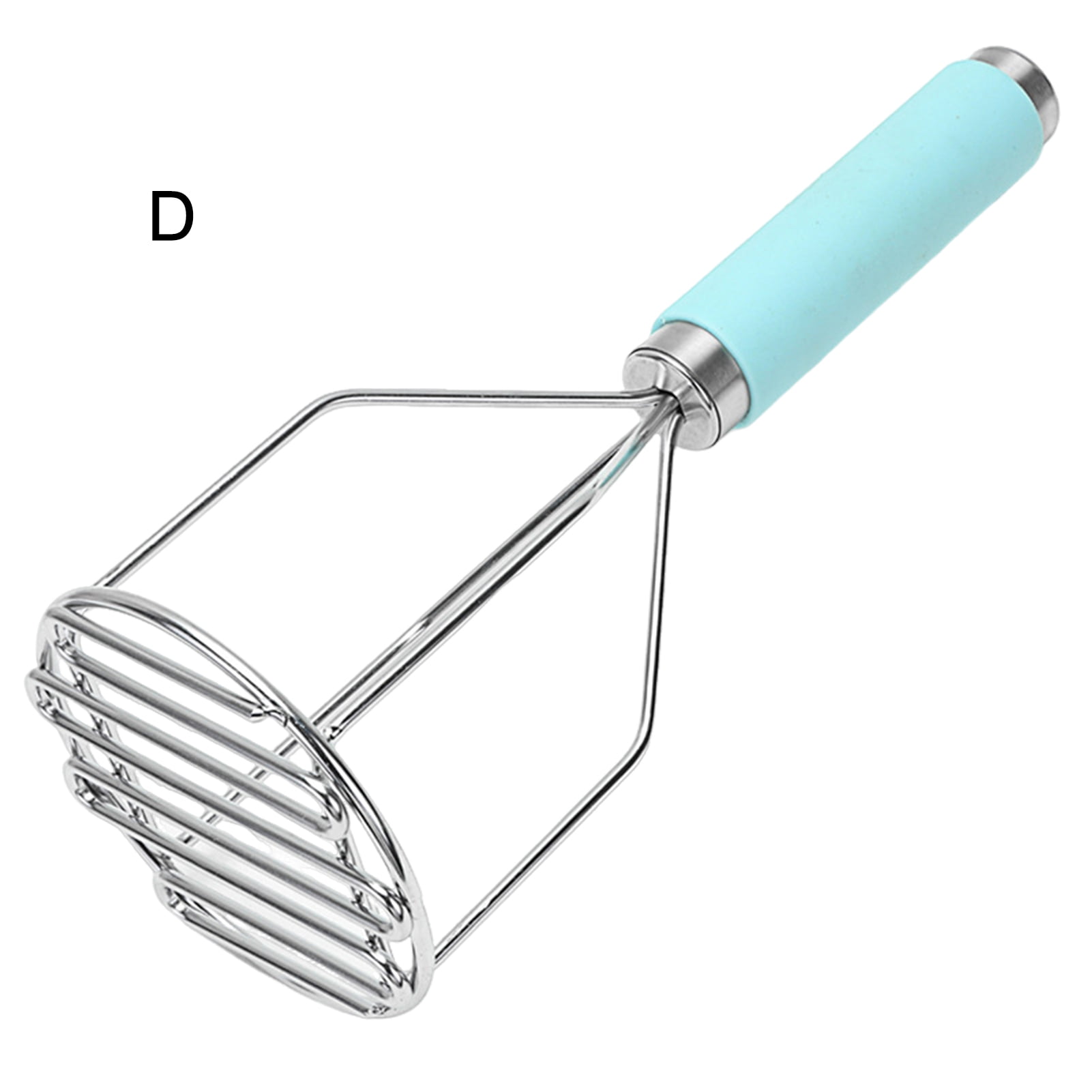 Hariumiu Ergonomic Handle Potato Masher Stainless Steel Potato Masher ...