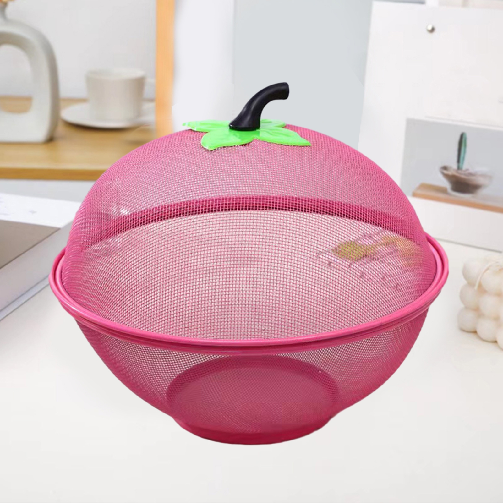Hariumiu Fine Mesh Food Cover Fruit Basket Vegetable Washing Basin ...