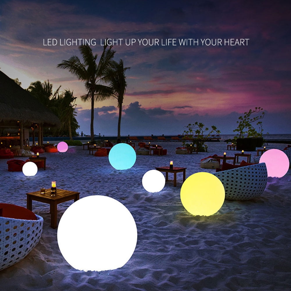 Hariumiu Floating Pool Lights Inflatable Waterproof Ball, Remote ...