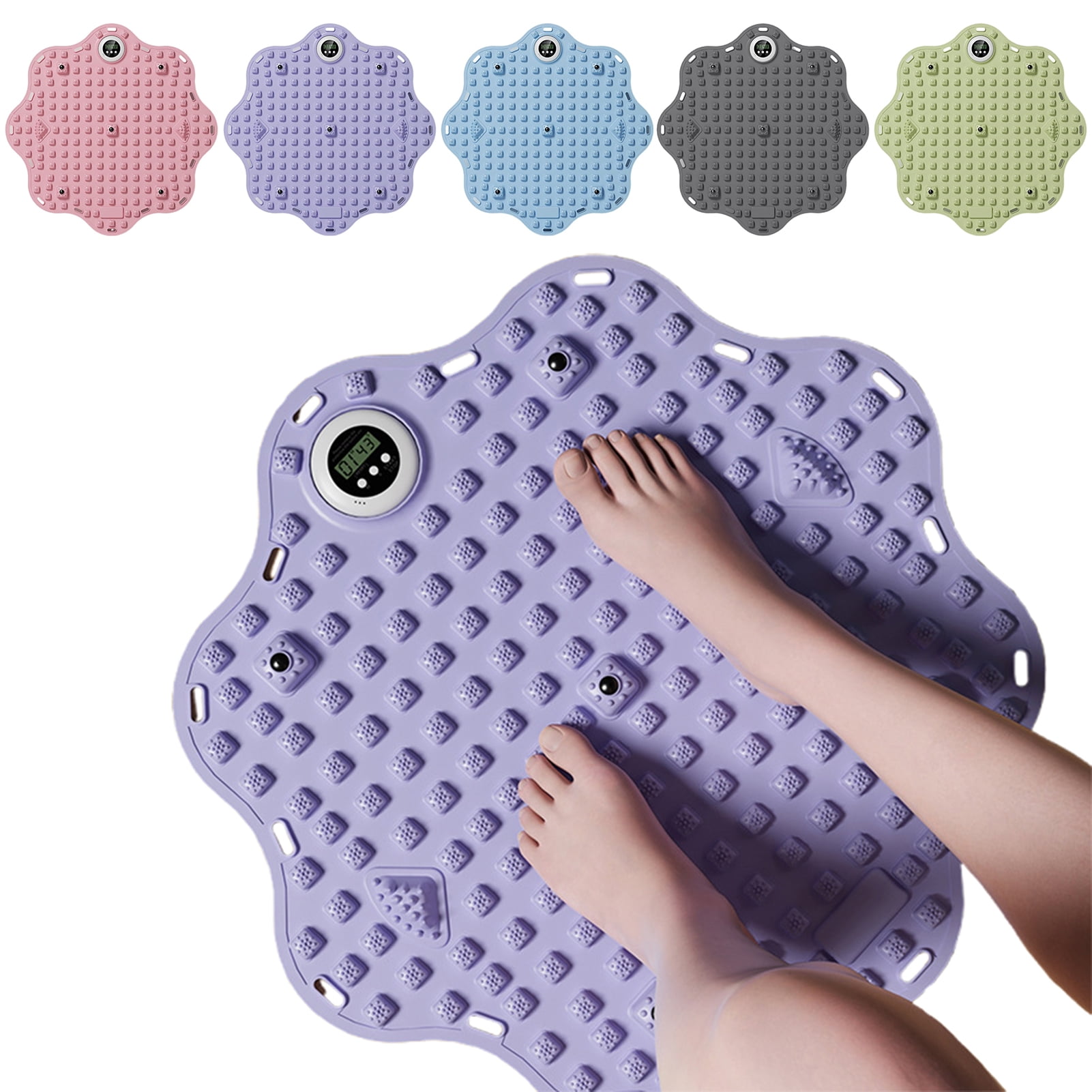 Hariumiu Foot Massager Mat with Timer Feet Pain Relief Muscle ...