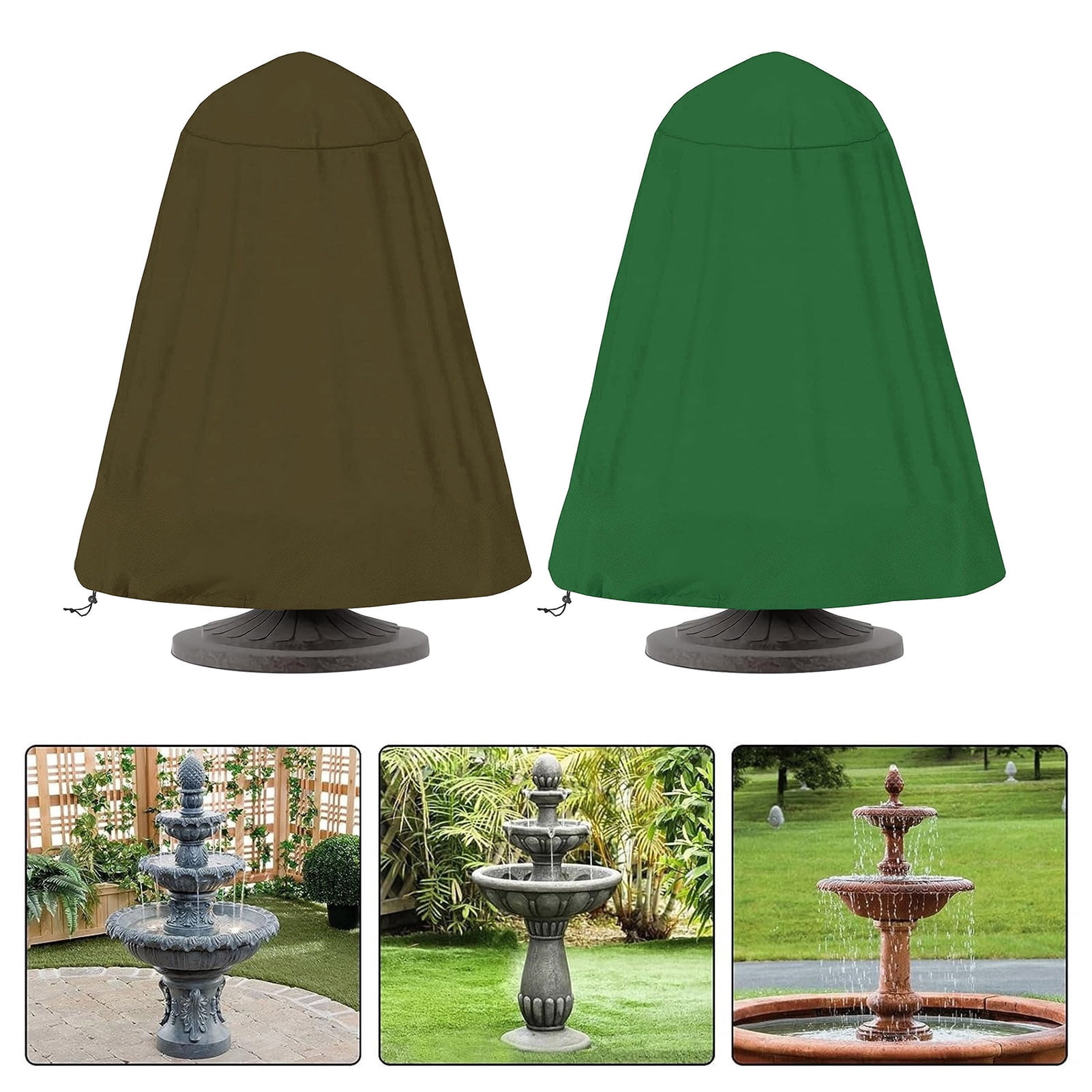 Hariumiu Fountain Cover Weather Resistant Fountain Protector Garden ...