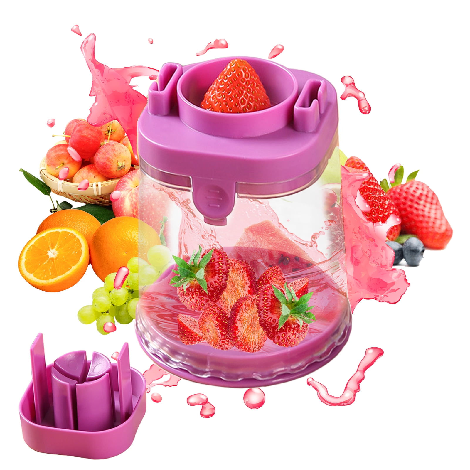 Hariumiu Grape Cutter And Slicer Stainless Steel Fruit Slicer Tool for ...