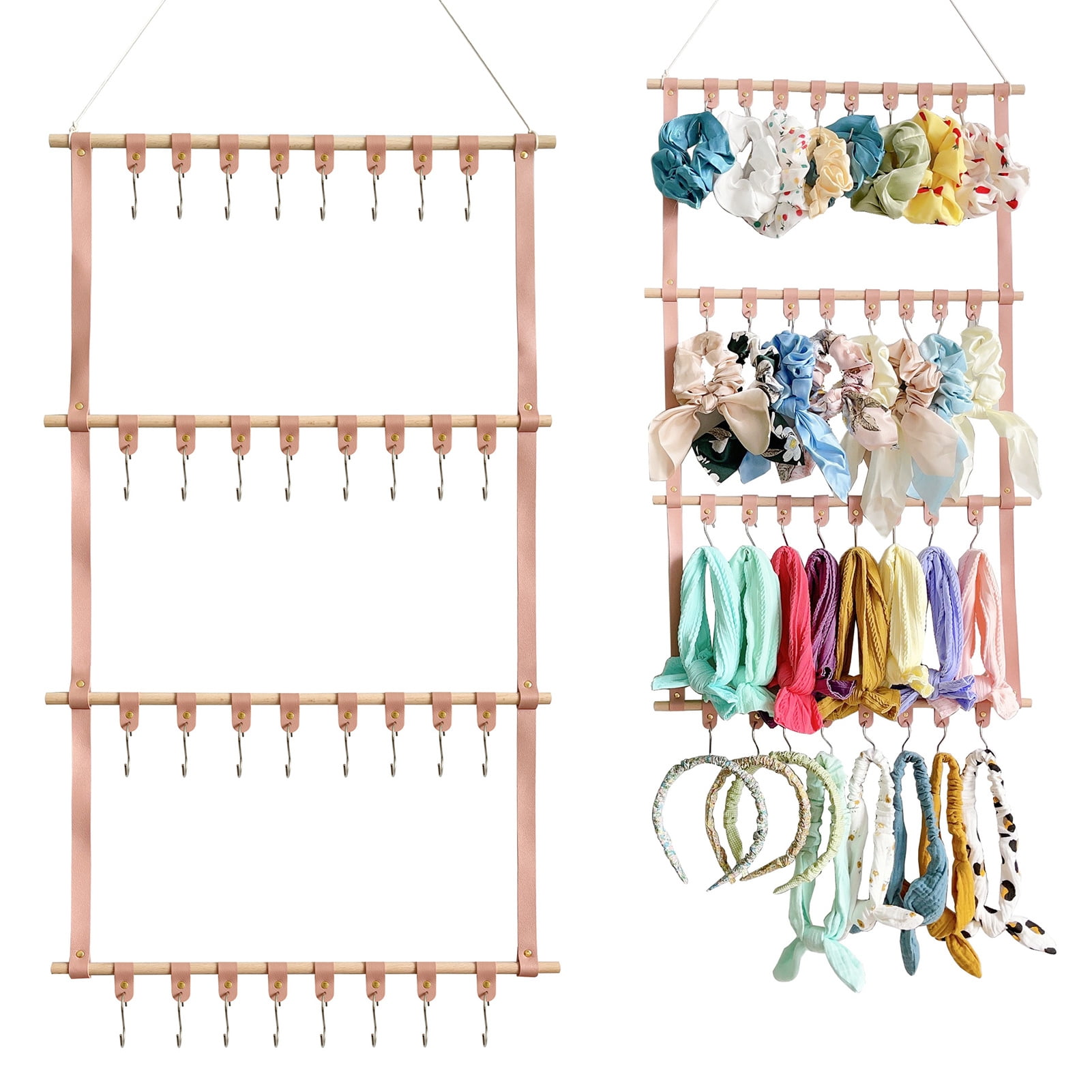 Hariumiu Headband Organizer Headband Holder Wall-mounted Hair Accessory ...