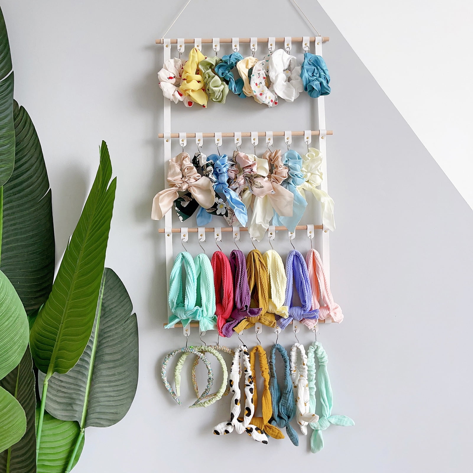 Hariumiu Headband Organizer Headband Holder Wall-mounted Hair Accessory ...
