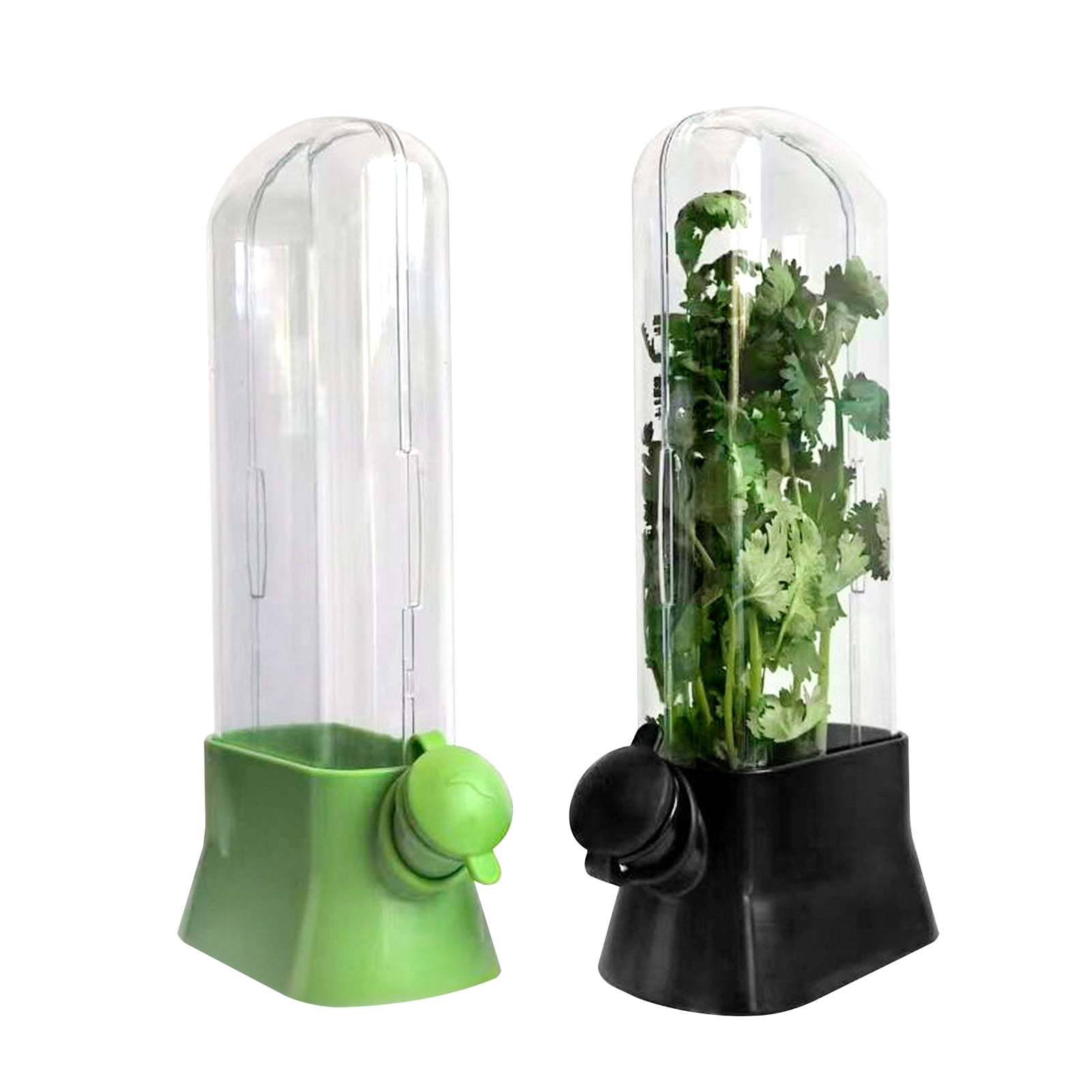 Hariumiu Herb Keeper for Refrigerator Herb Saver Pods Containers for ...