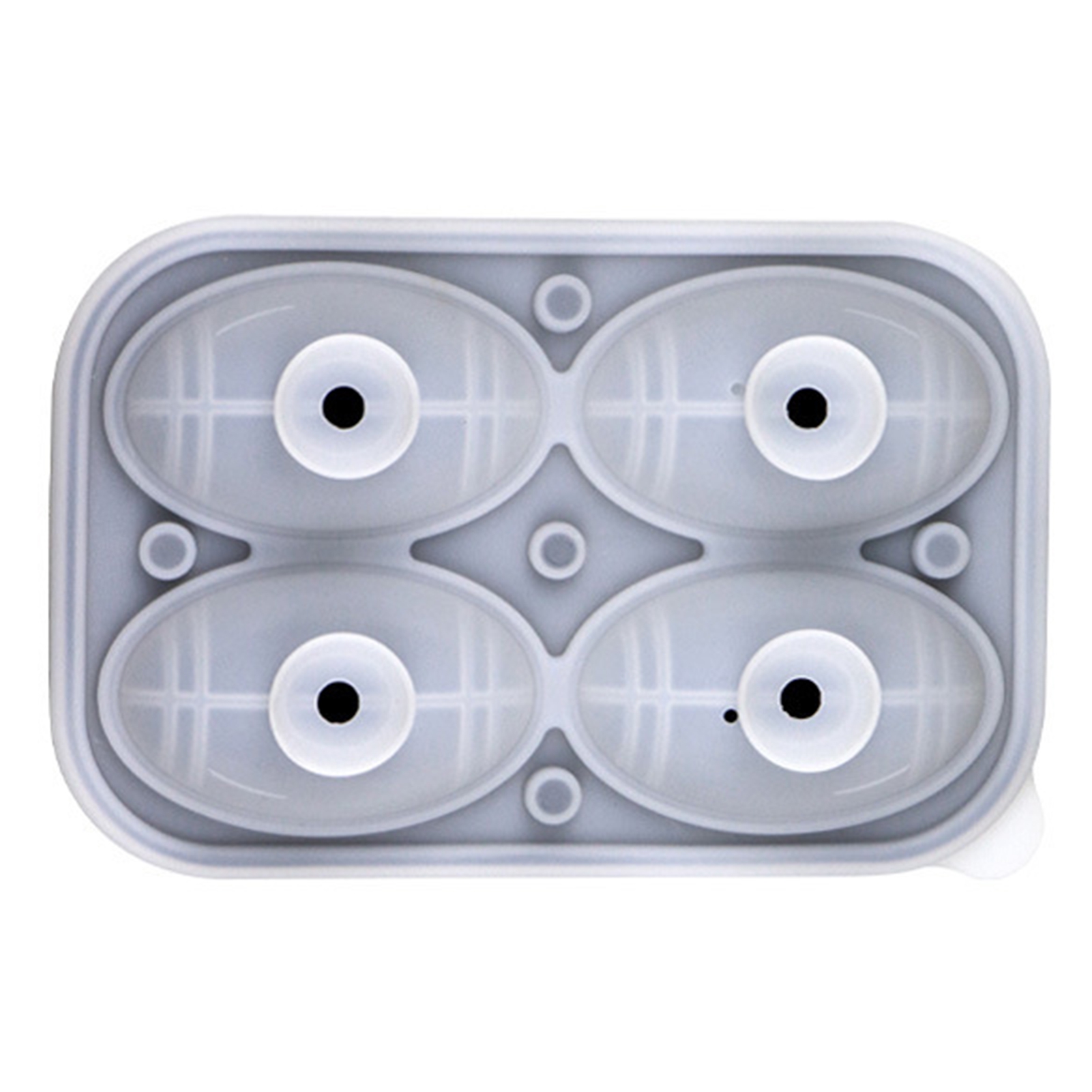 Hariumiu Ice Cube Mold Non-stick Easily Demoulding Funnel Design with ...