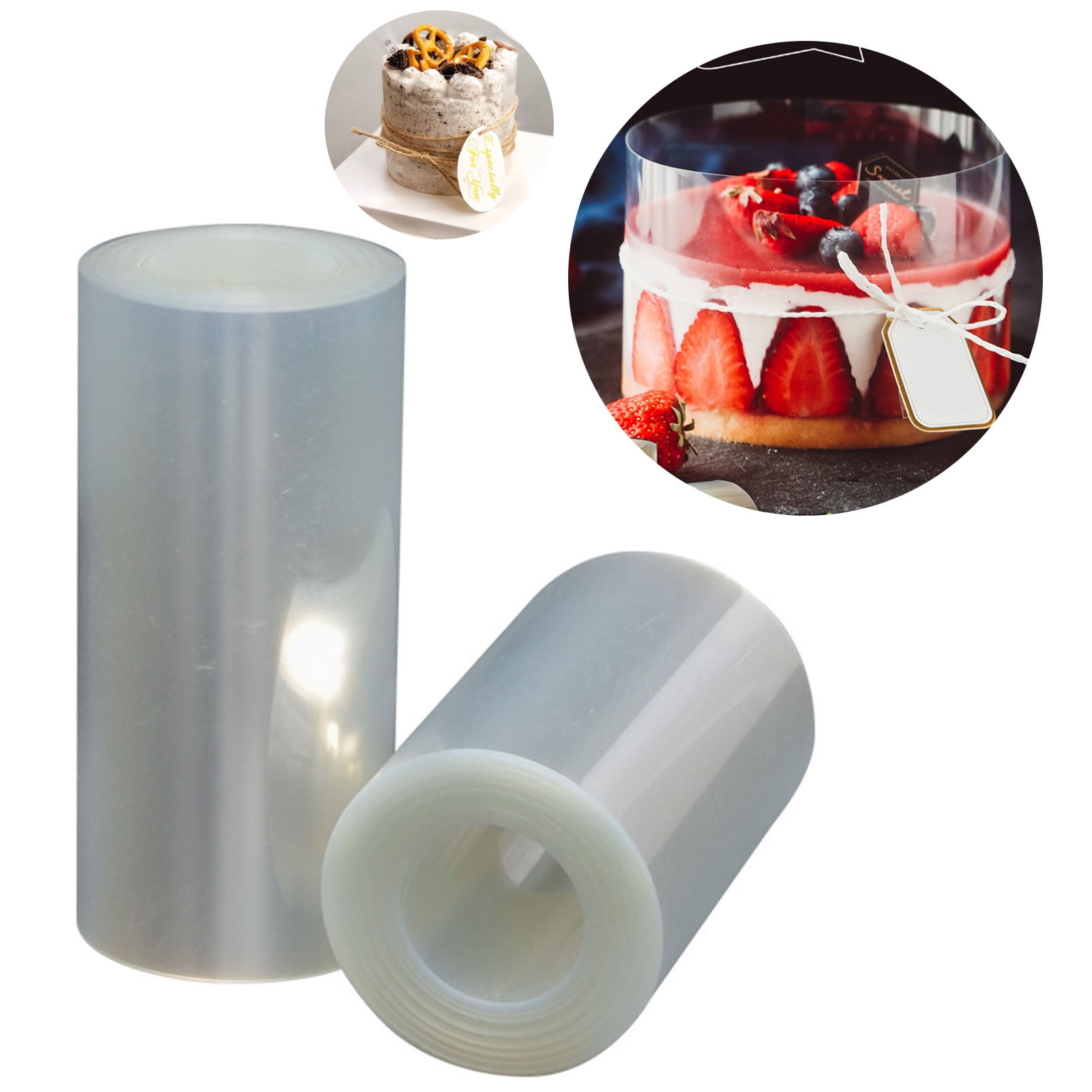 Hariumiu Kitchen 1 Roll Cake Surround Film Non-stick - Flexible, Heat ...