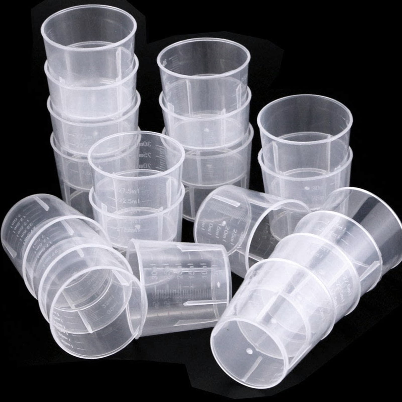 Hariumiu Kitchen 20Pcs 2oz Plastic Measuring Cup Kitchen Cooking ...