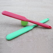 Silicone Jar Spatula, Small Head with Long Handle, Rubber Spatulas ...