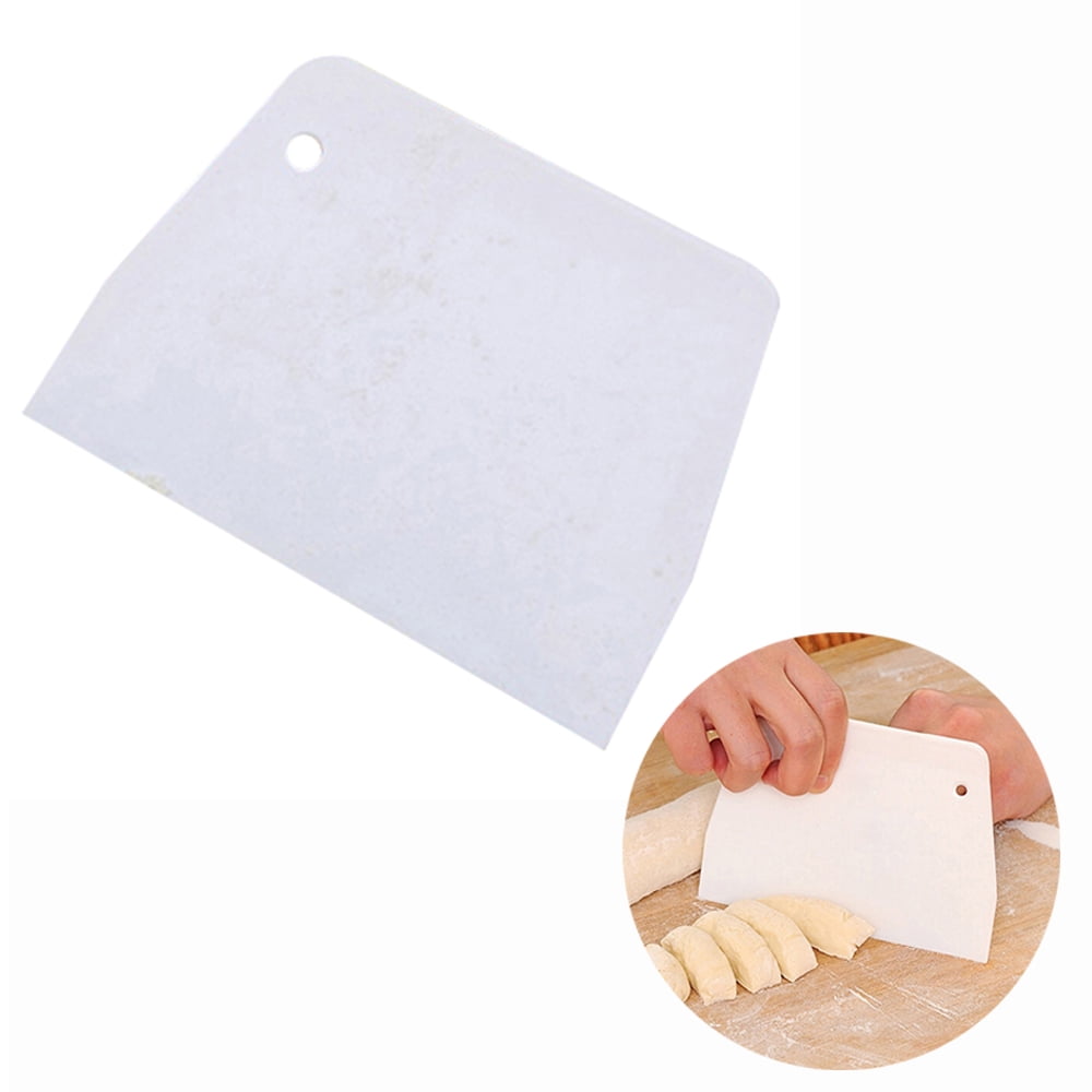 Hariumiu-Kitchen Dough Scraper, Plastic Pastry Cutter, Multipurpose ...