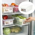 Hariumiu Kitchen Refrigerator Organizer Bins - Clear Plastic Container ...