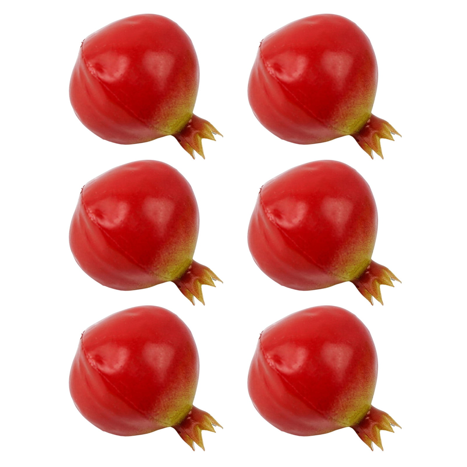 Hariumiu Lifelike Plastic Fruits 6pcs Artificial Fruit Props Realistic ...