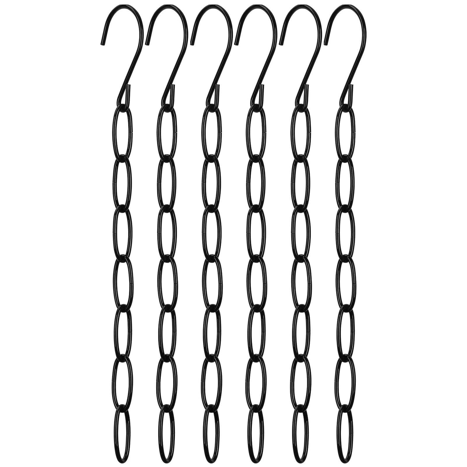 Hariumiu Metal Chain Hanger Metal Chain Clothes Hanger Organizer with 7 ...
