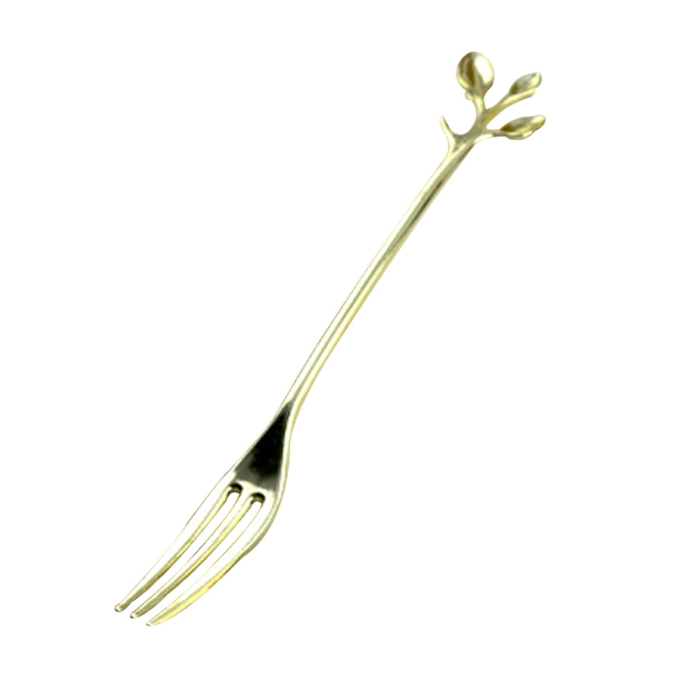 Hariumiu Mini Coffee Tea Branch Design Cup Spoon Fruit Fork Kitchen ...