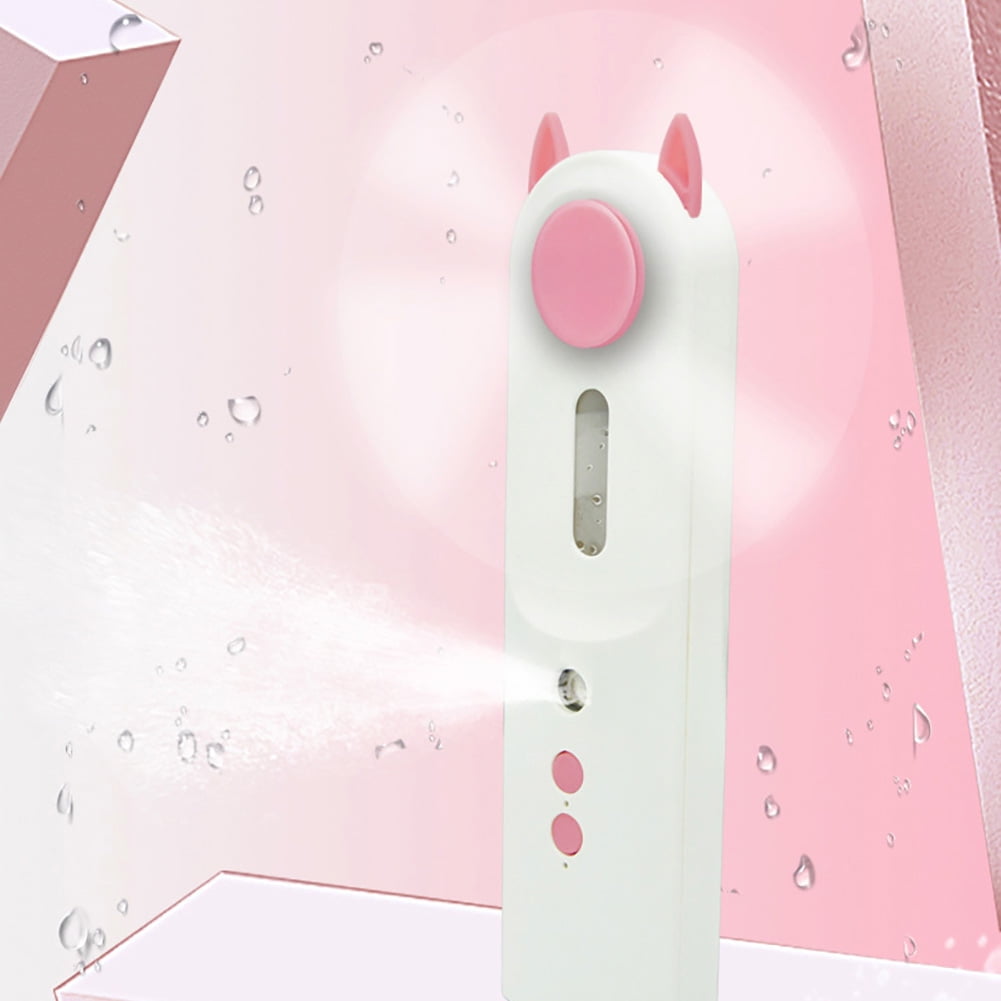 Hariumiu Mini Portable Handheld 30ml Water Mist Spray Cooler - USB ...