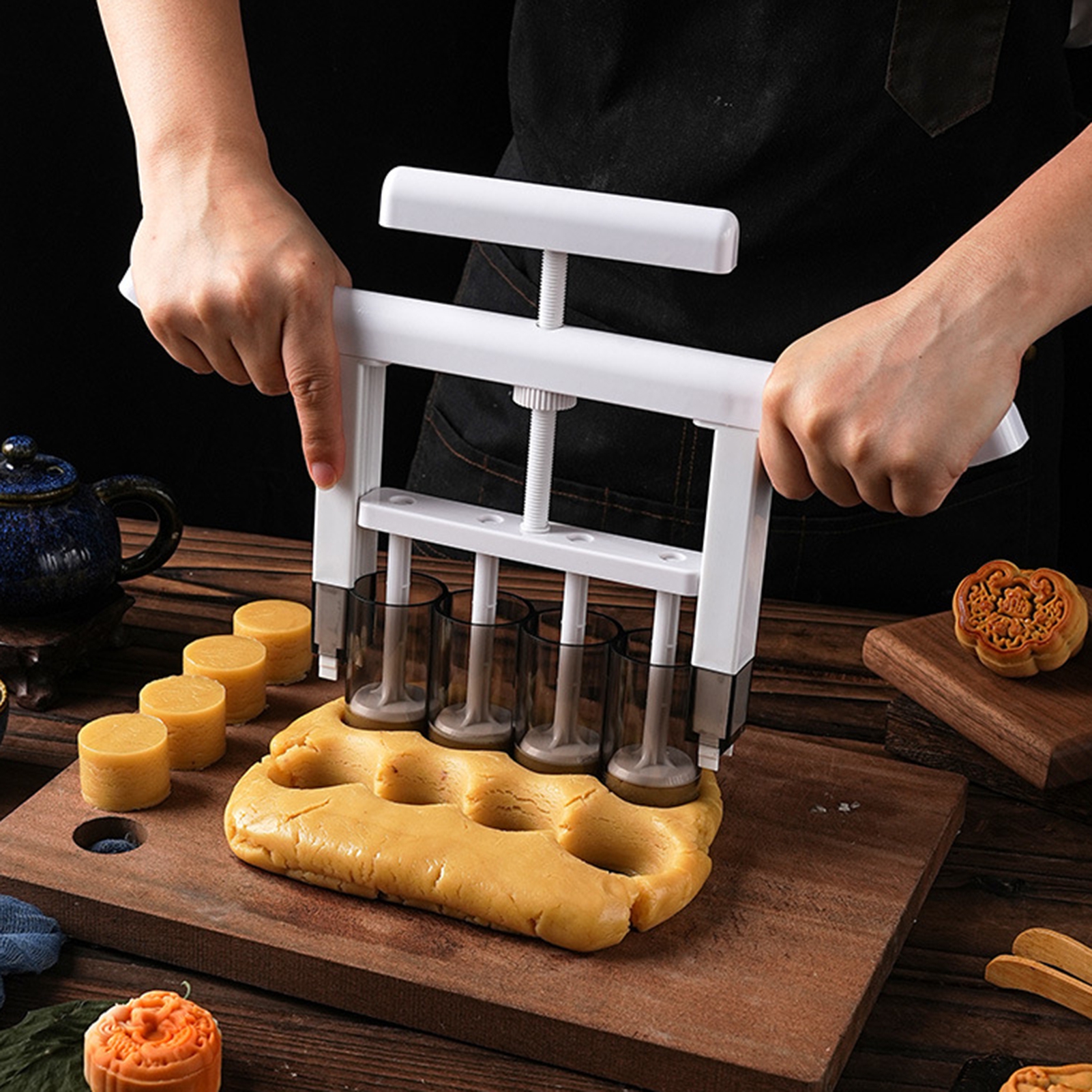 Hariumiu Mooncake Filling Making Tool Mooncake Filling Dispenser Food ...