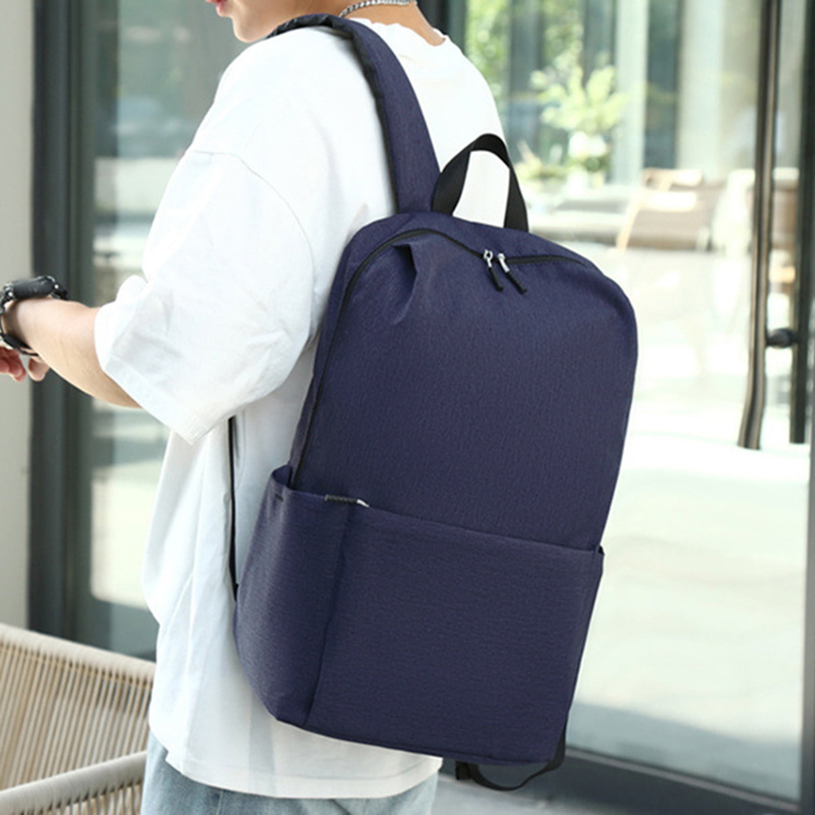 Hariumiu Multi-layer Pockets Backpack Backpack with Wide Shoulder Strap ...