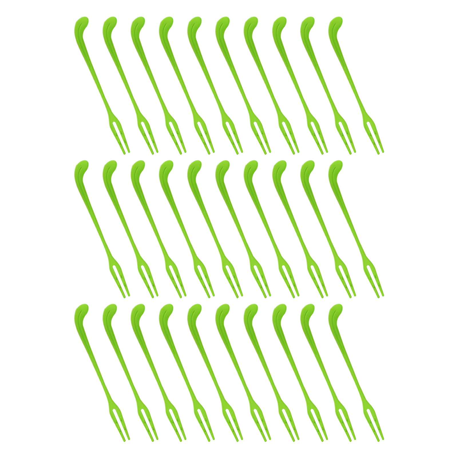Hariumiu Plastic Fruit Forks 1 Set Cute Disposable Fruit Fork Set Non ...