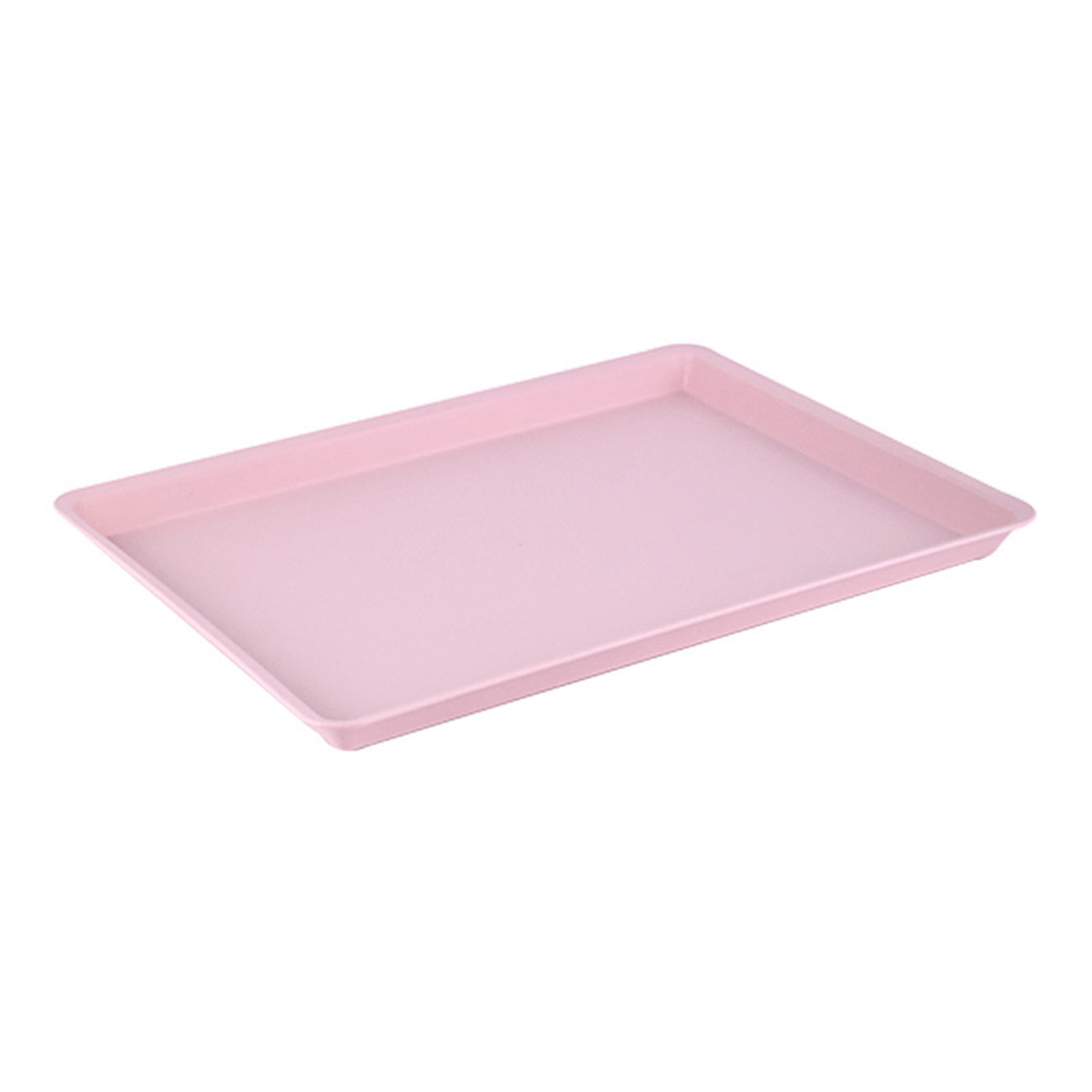 Hariumiu Plastic Tray Stackable Plastic Serving Tray with Non-slip Base ...
