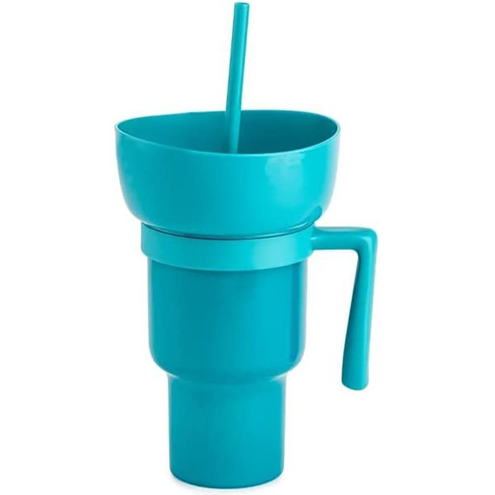 Hariumiu Popcorn Water Cup Popcorn Drink Cup Stadium Tumbler with Snack ...