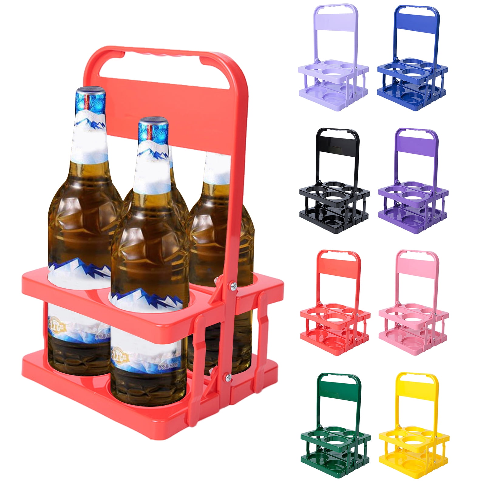 Hariumiu Portable Drink Carrier Folding Cup Holder for Car Reusable Cup ...