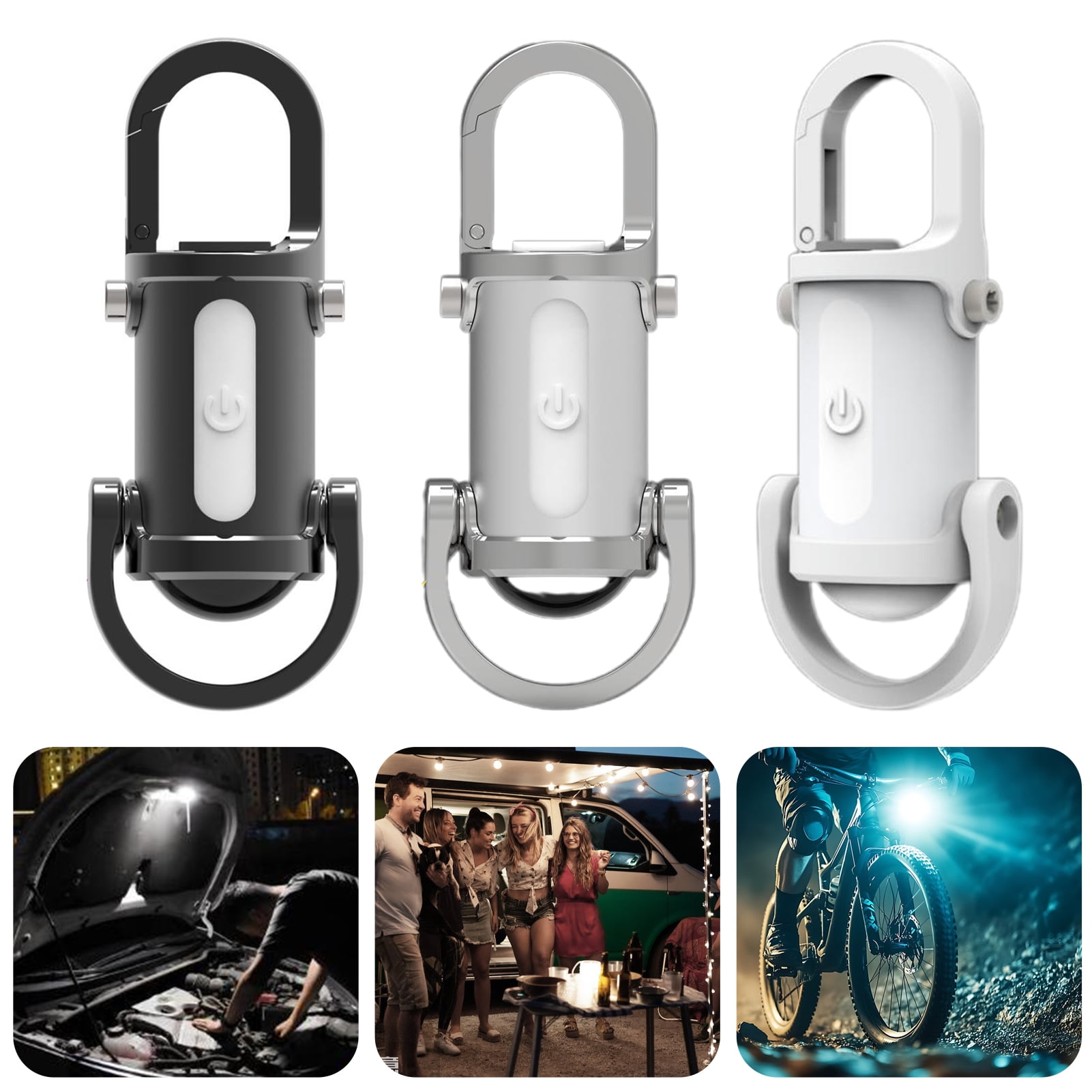 Hariumiu Portable LED Work Light Keychain Pendant Super Bright High ...