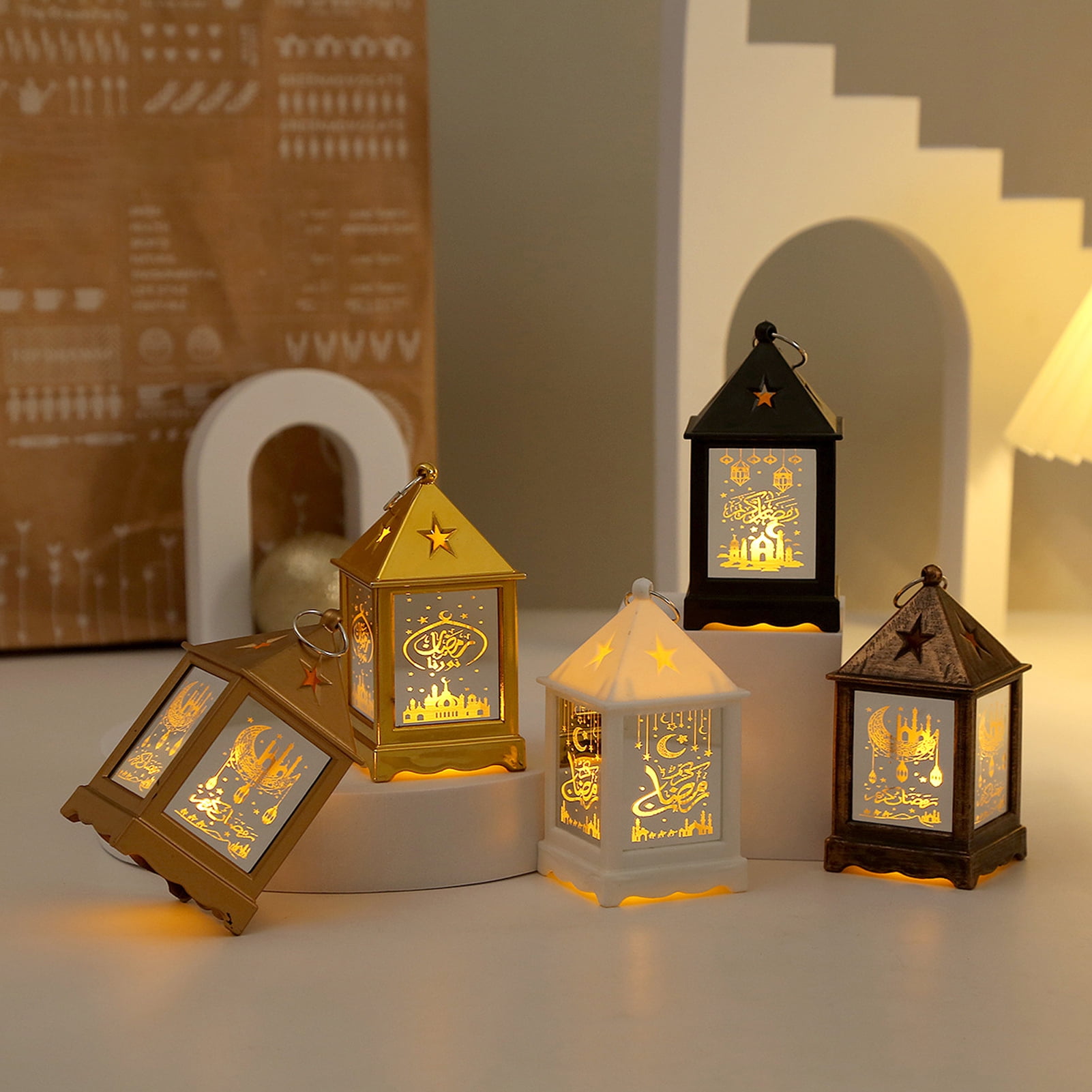 Hariumiu Ramadan Lantern Desktop LED Lamp Retro Style Unique Design ...